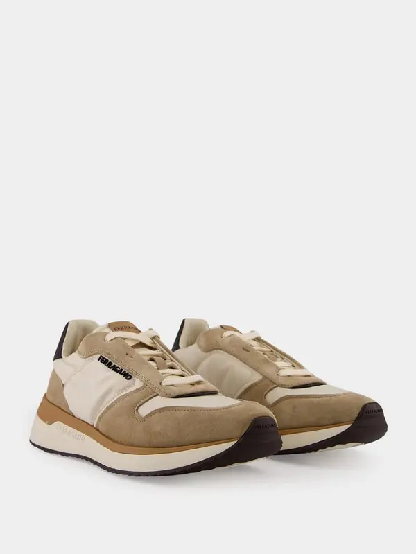 FERRAGAMO Low-top Sneakers - Beige