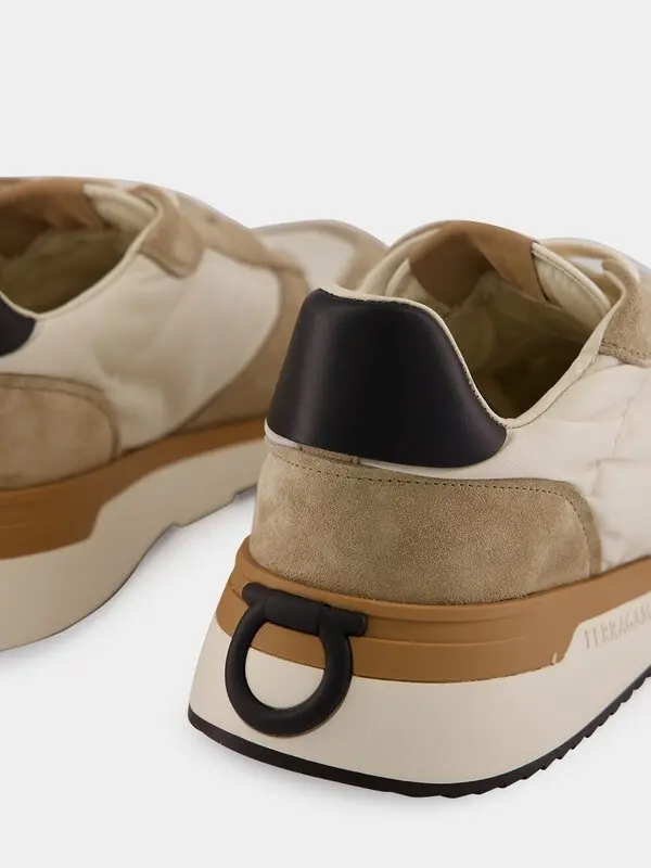 FERRAGAMO Low-top Sneakers - Beige