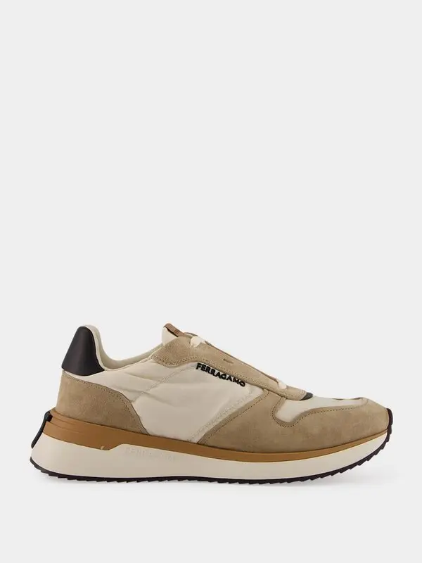FERRAGAMO Low-top Sneakers - Beige