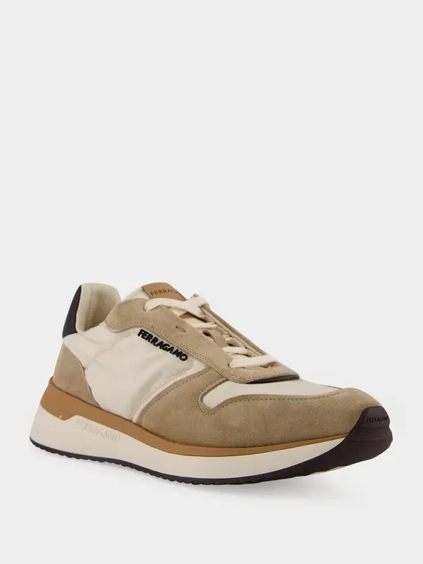 FERRAGAMO Low-top Sneakers - Beige