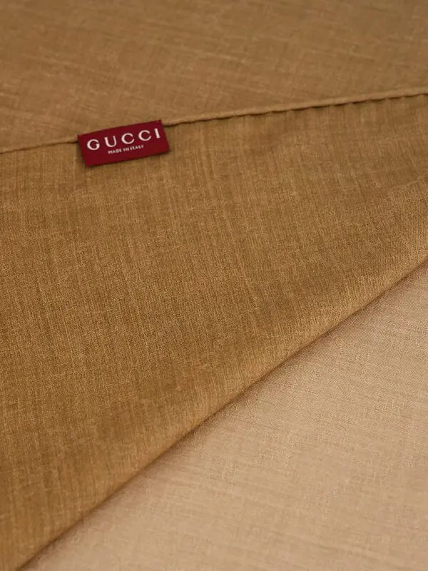 Gucci Gradient Gg Wool-silk Shawl