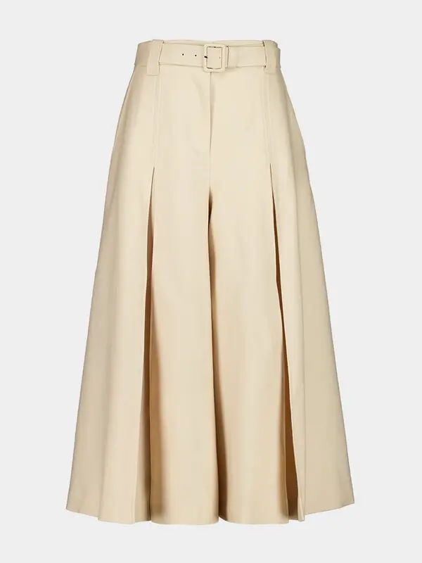 Zimmermann Hypnotic Wool Culottes - Cream