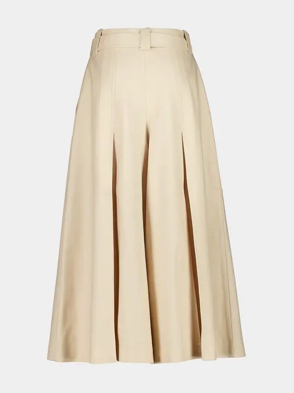 Zimmermann Hypnotic Wool Culottes - Cream