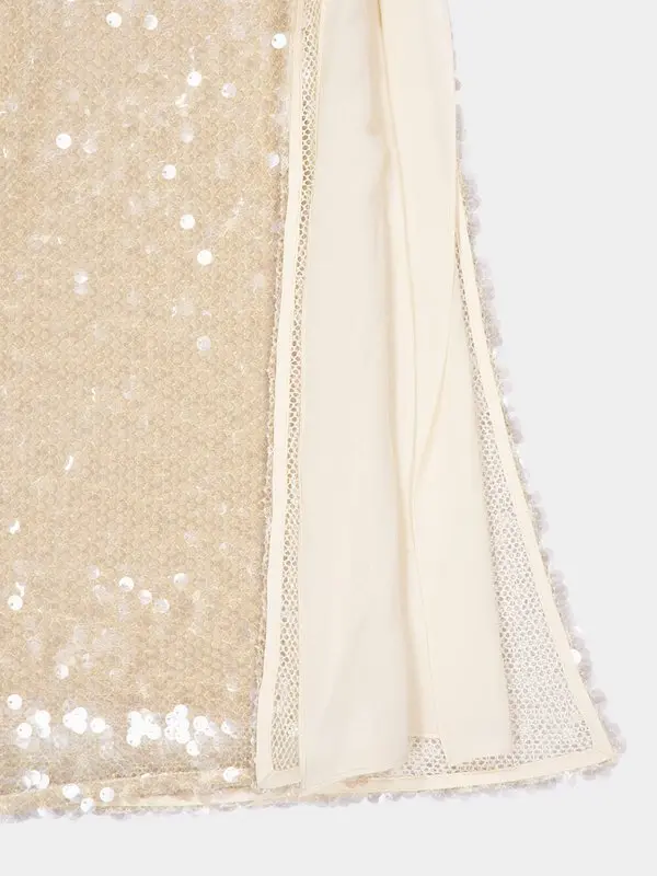 Altuzarra Sequin-embellished Linnei Maxi Skirt - Beige