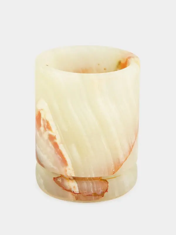 ZACONI Small Onyx T-light Holder - Beige