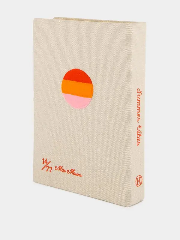 OLYMPIA LE-TAN Summer Vibes Book Clutch - Beige