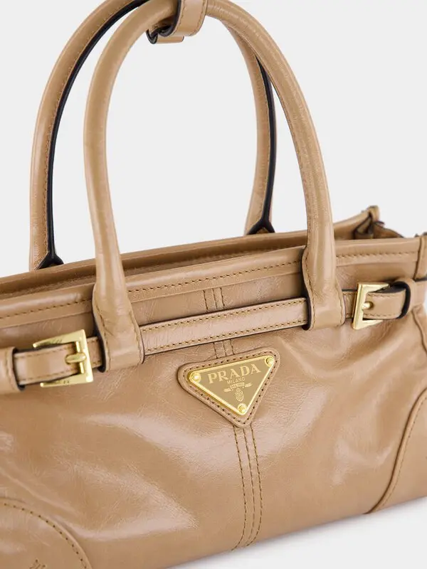 Prada Bonnie Mini Leather Handbag