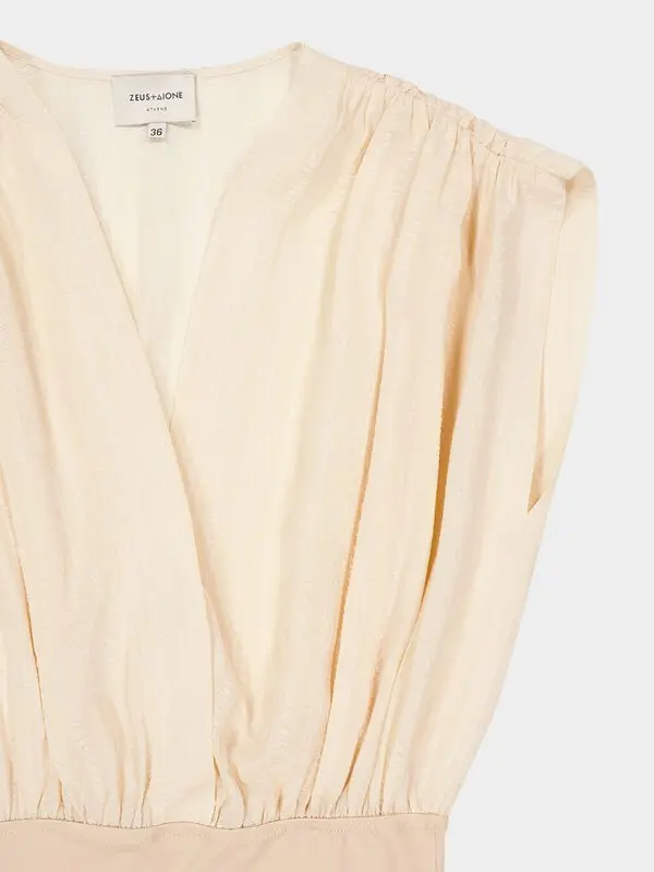 Zeus+dione Voidra Textured Bodysuit - Beige