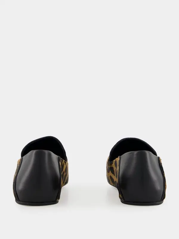 FERRAGAMO Elaine Leopard-print Loafers - Animal Print