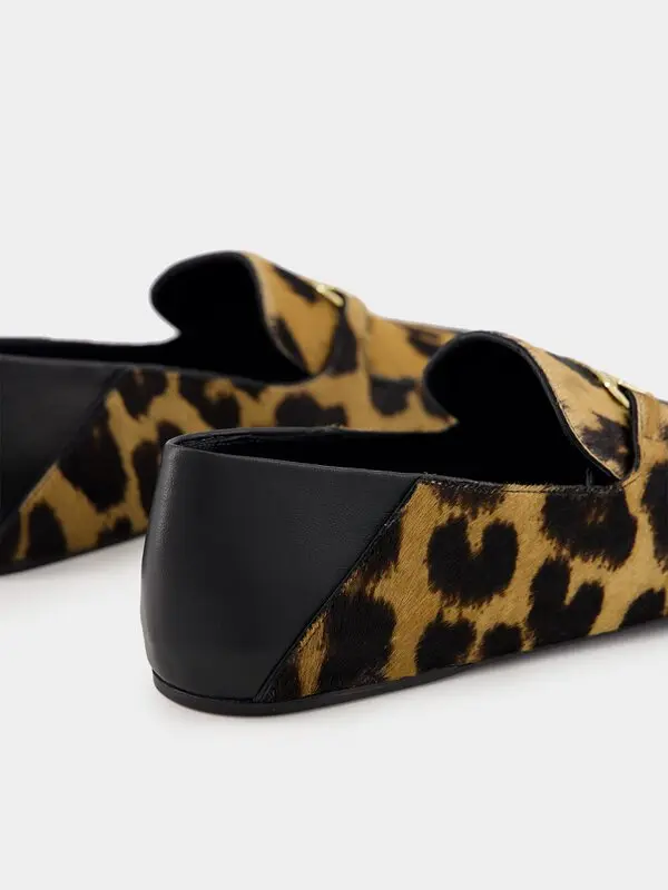 FERRAGAMO Elaine Leopard-print Loafers - Animal Print