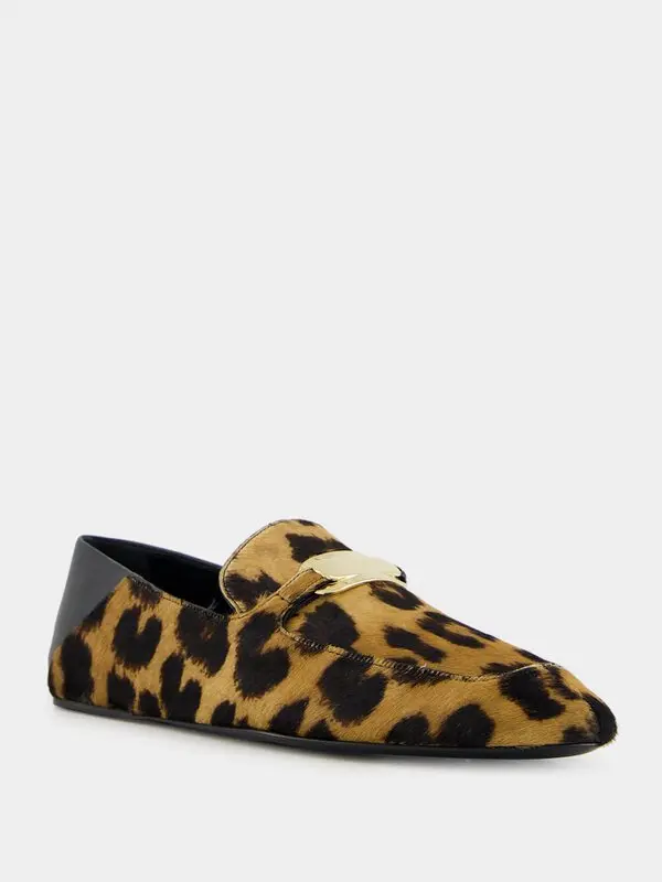 FERRAGAMO Elaine Leopard-print Loafers - Animal Print