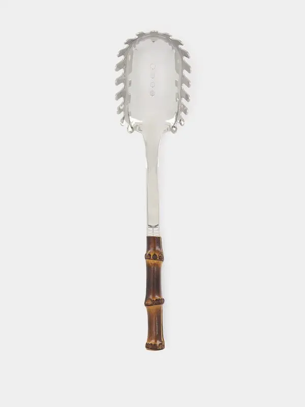 Sabre Paris Panda Dark Bamboo Spaghetti Spoon - Brown