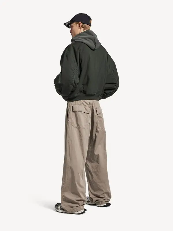 Balenciaga Cotton Twill Workwear Pants - Beige