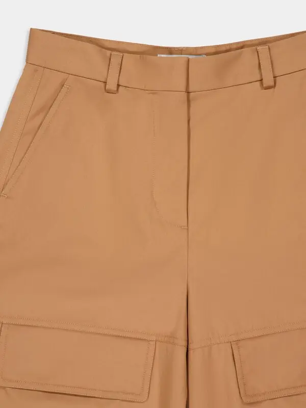 Stella McCartney Organic Cotton Wide-leg Cargo Trousers