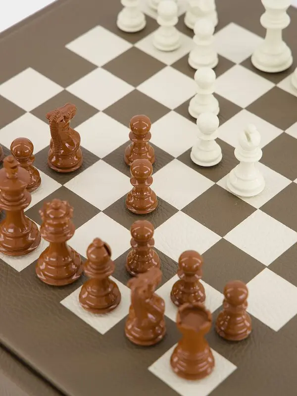 Hector Saxe Paris Buffalo Leather Chess Box