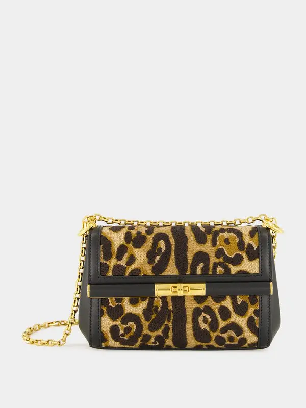 Dolce & Gabbana Marlene City Mini Leo Embroidery Bag - Animal Print