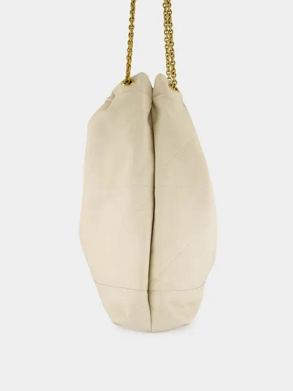 Saint Laurent Jamie Large Pochon Bag - Cream