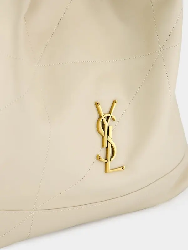 Saint Laurent Jamie Large Pochon Bag - Cream