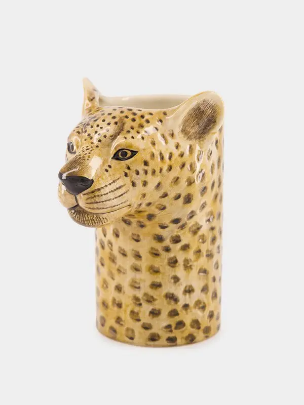 QUAIL CERAMICS Leopard Utensil Pot - Animal Print