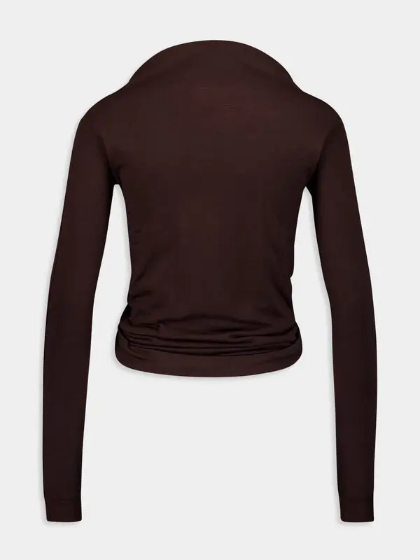 Dolce & Gabbana Ruched Zip Top