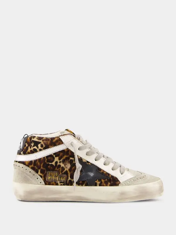 GOLDEN GOOSE Mid Star Sneakers - Multicolour
