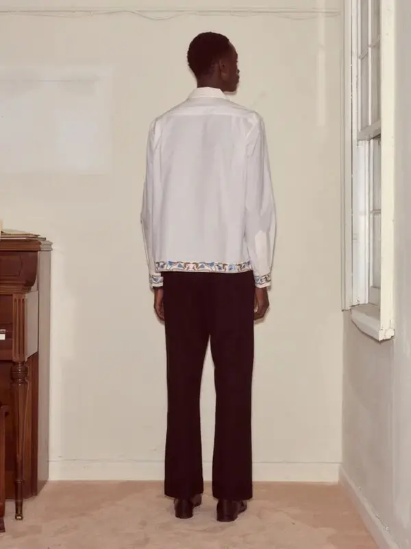BODE Nouveau Vine Long Sleeve - Cream