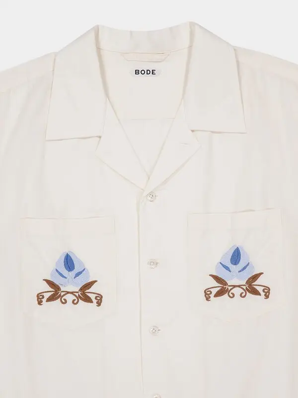 BODE Nouveau Vine Long Sleeve - Cream