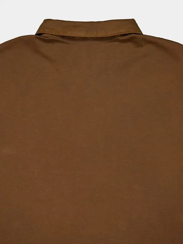 JAMES PERSE Classic Polo Shirt - Brown