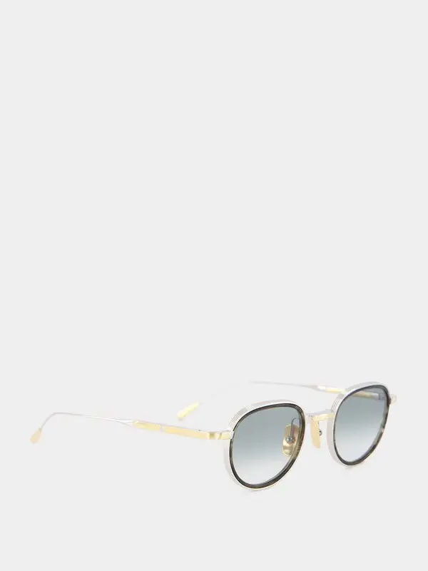 LUNETTERIE GÉNÉRALE Panache -plated Sunglasses