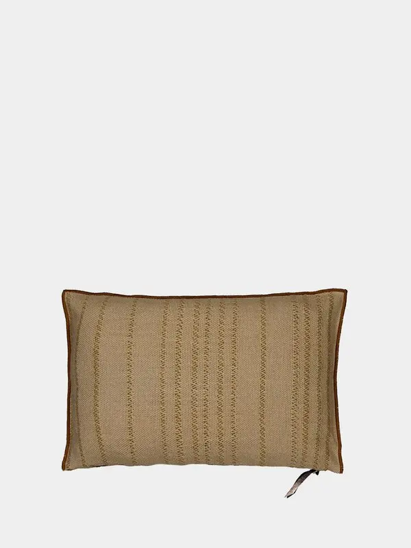 Maison De Vacances Embroidered Myre Cushion - Brown