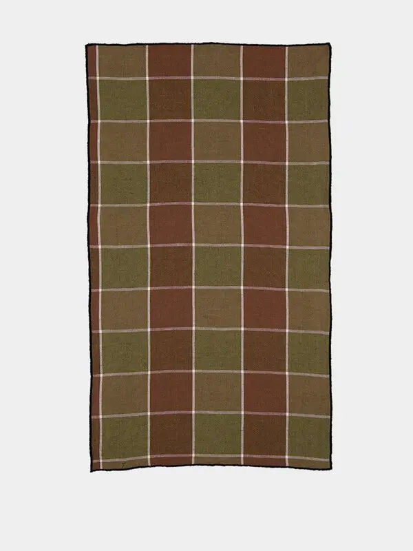 Maison De Vacances Mimi Nara Canvas Olive Kitchen Towel - Brown