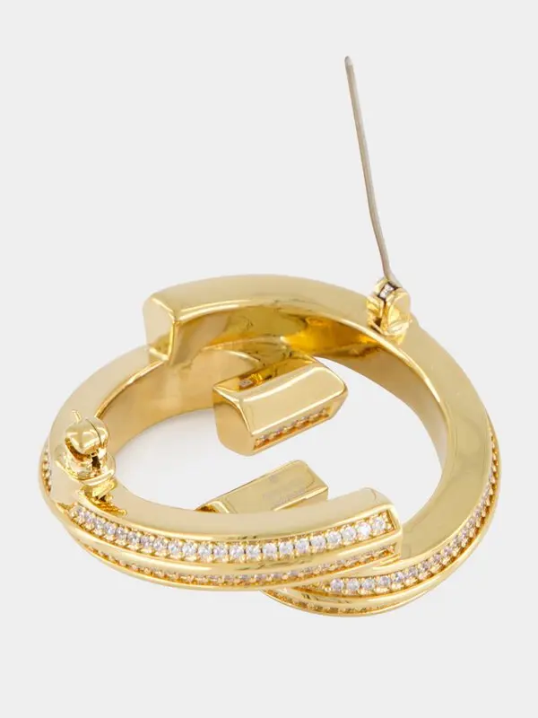 Gucci Blondie Crystal Brooch - Gold