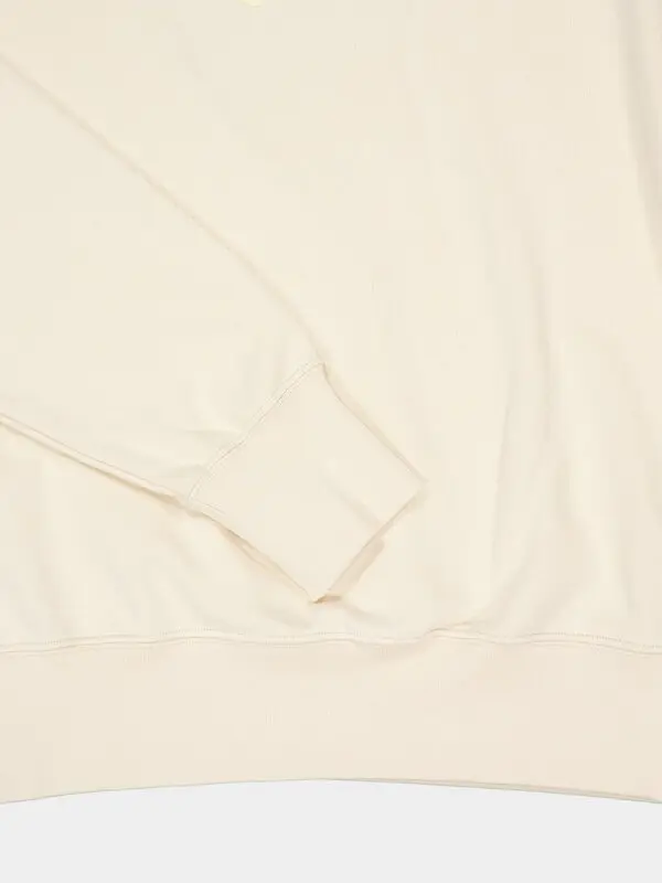 Alexander McQueen Flocked Logo Sweatshirt - Cream
