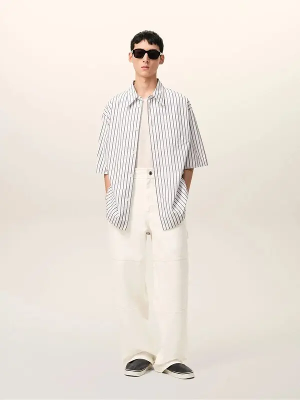 AMI Paris Cotton Worker Trousers