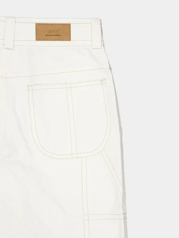 AMI Paris Cotton Worker Trousers