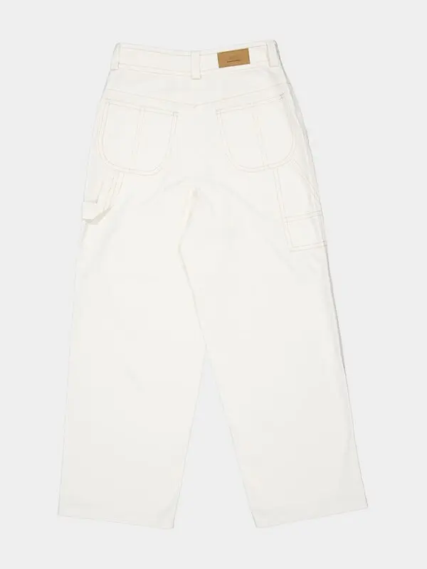 AMI Paris Cotton Worker Trousers