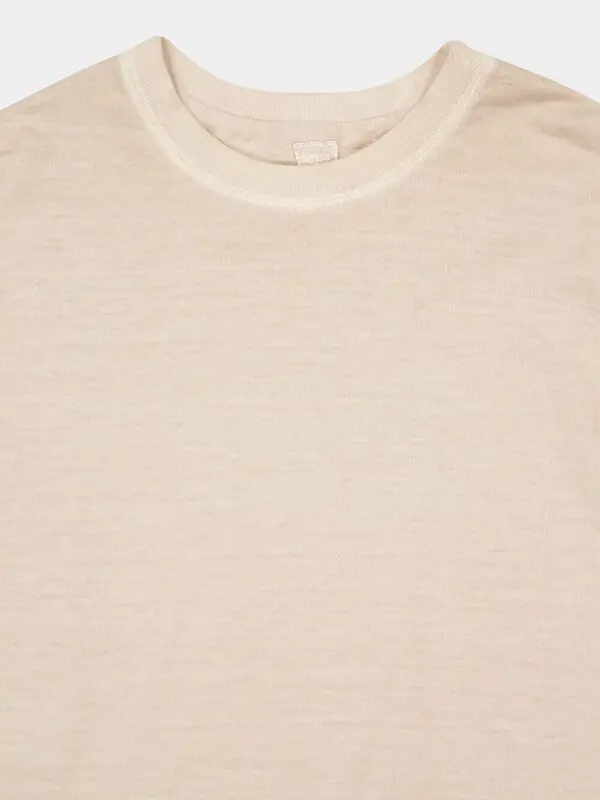 120% Lino Safari Soft Linen Sweater - Cream