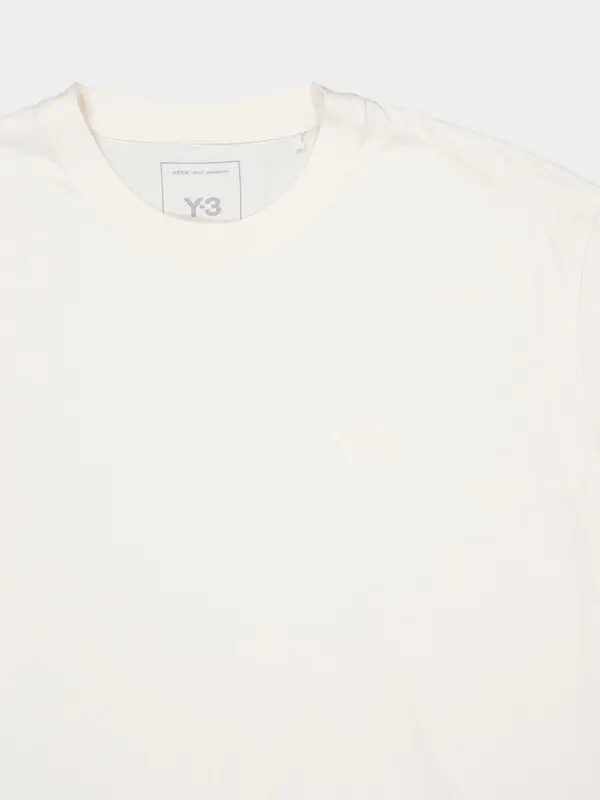 Y3 Chalk White Regular Fit T-shirt - Cream