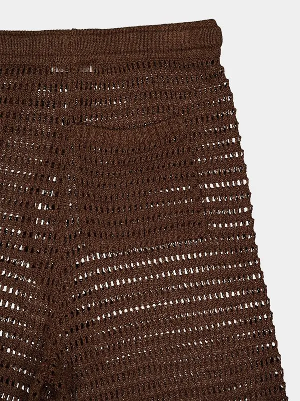 Commas Open-knit Shorts