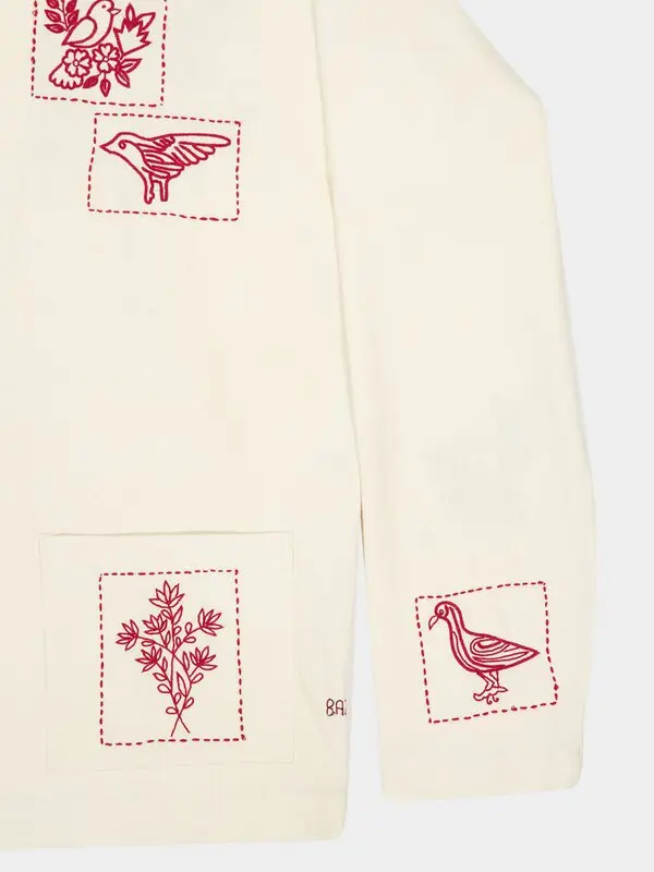 BAZISZT Off-white Hauz Shirt - Cream