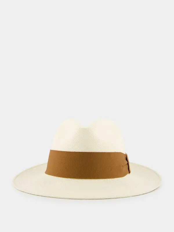 Frescobol Carioca Rafael Panama Hat - Brown