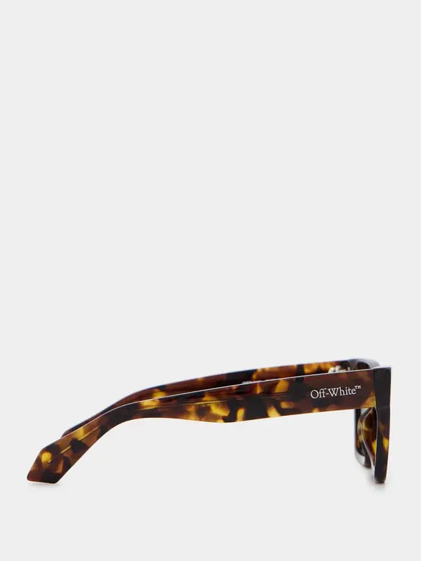 Off-White Cincinnati Tortoiseshell Sunglasses - Brown