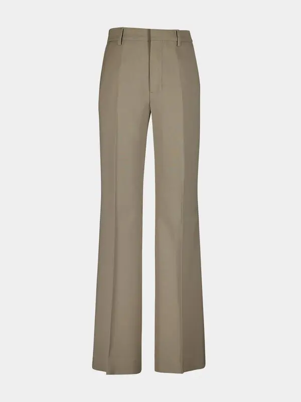 AMI Paris Flare Fit Trousers