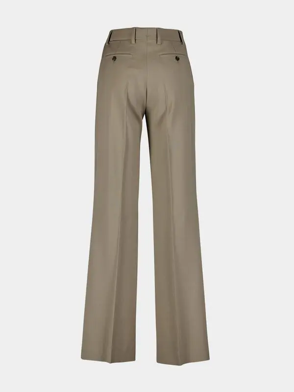 AMI Paris Flare Fit Trousers