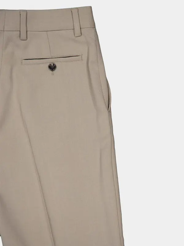 AMI Paris Flare Fit Trousers