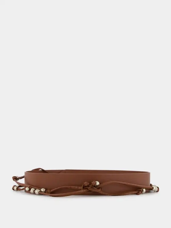 Altuzarra Leather Belt - Brown