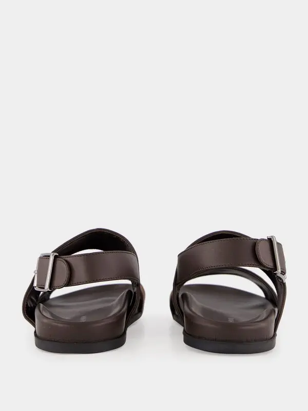 Manolo Blahnik Golby Suede Fussbett Sandals
