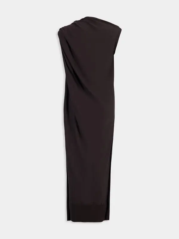 Stella McCartney Asymmetric Draped Maxi Dress