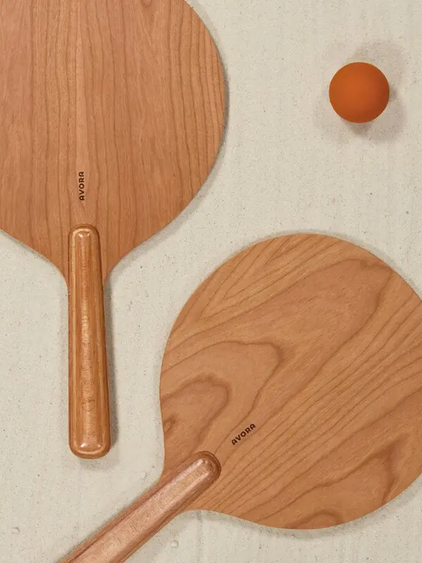 AVORA Oak Beach Racket Set - Brown