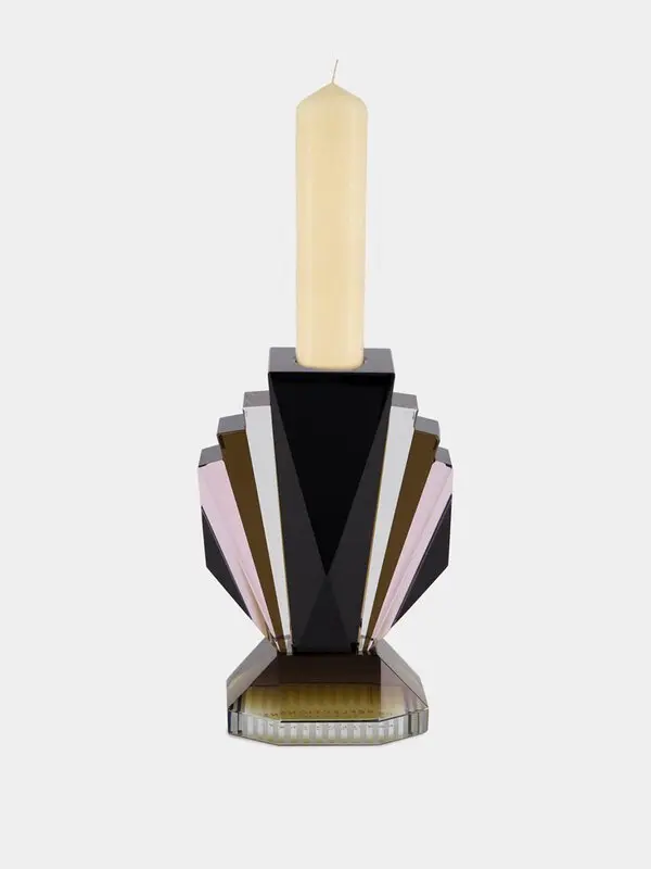REFLECTIONS COPENHAGEN Brooklyn Candle Holder - Brown